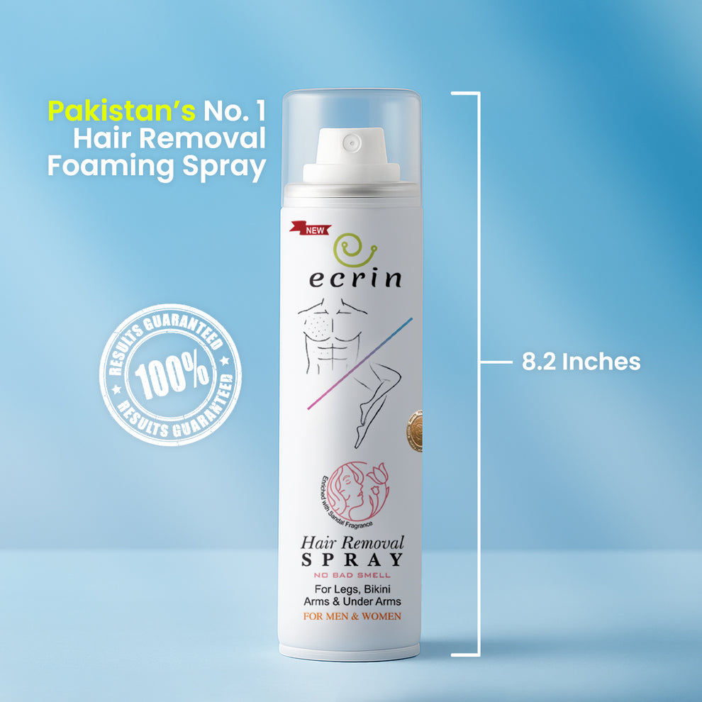 New Ecrin Hair Removal Foaming Spray - Advance Formula with Refreshing ...